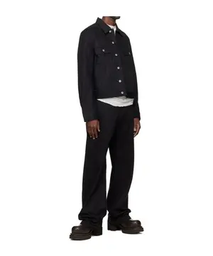 Rick Owens Temple Strobe Straight Leg Jeans