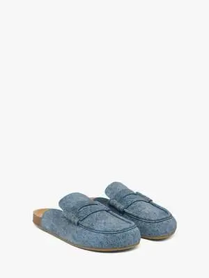 J.W.ANDERSON Stitched Mules - Denim Blue