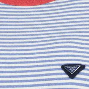 Prada Crewneck Striped T-shirt