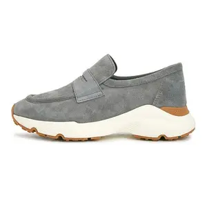 TOD'S Round Toe Slip-on Loafers