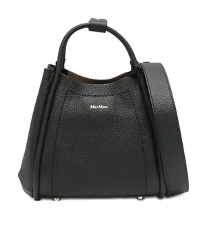 Max Mara Leather Tote Bag - Black