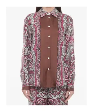 P.a.r.o.s.h Paisley Pattern Silk Shirt - Multicolor