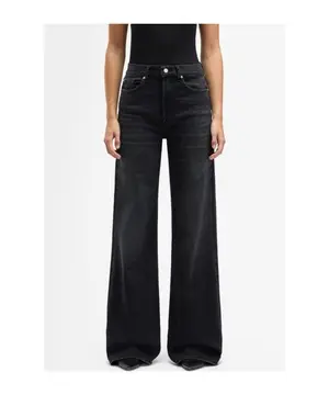 7 For All Mankind Lotta Straight-leg Jeans - Black