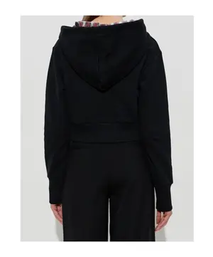 VIVIENNE WESTWOOD Leo Striped Drawstring Hoodie - Black