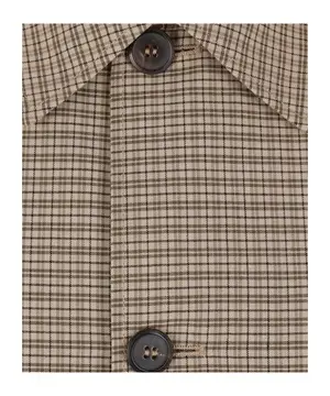 Prada Checked Button-up Jacket