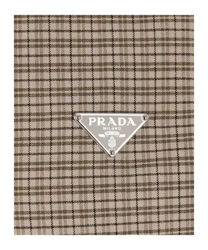 Prada Checked Button-up Jacket