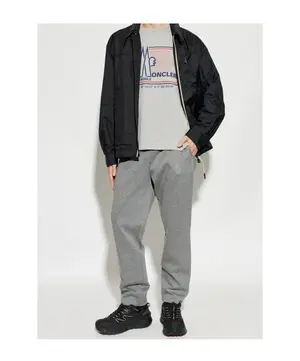 Moncler Straight-leg Joggers - Gray