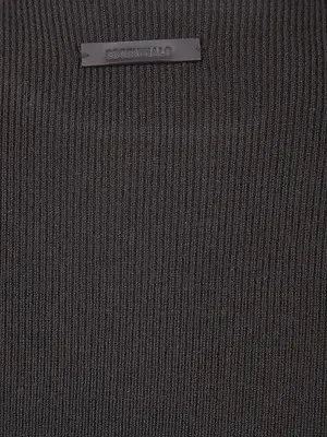 Fear Of God Ribbed Long Sleeve Maxi Dress - Black