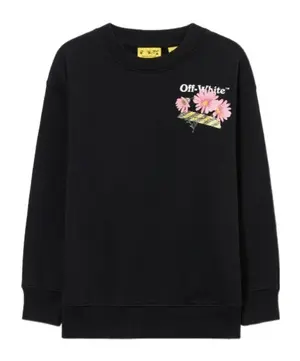 Off-White Daisy Print Crewneck Sweatshirt