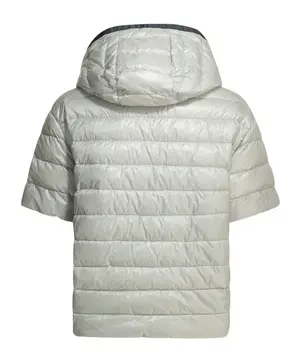 Herno Zip-up Drawstring Quilted Reversible Jacket