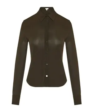 Alaïa Button-up Long Sleeve Shirt