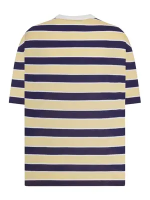 Prada Striped Crewneck T-shirt - Nude
