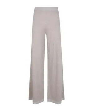 D.exterior Metallic Pants For Women