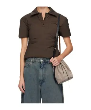 MAISON MARGIELA Padded Short Sleeve Polo Top
