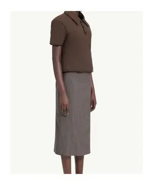 MAISON MARGIELA Padded Short Sleeve Polo Top
