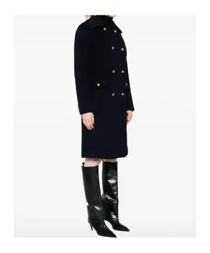 P.a.r.o.s.h Double-breasted Long-sleeved Coat