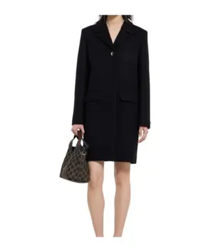 Gucci Single-breasted Batavia Coat With Interlocking G Patch