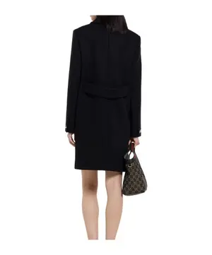 Gucci Single-breasted Batavia Coat With Interlocking G Patch