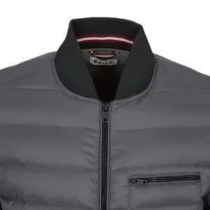 Bally Quilted Puffer Jacket With Logo Detail