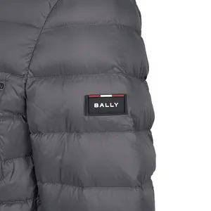 Bally Quilted Puffer Jacket With Logo Detail