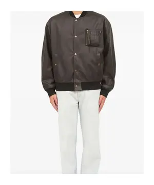 MAISON MARGIELA Leather-effect Bomber Jacket