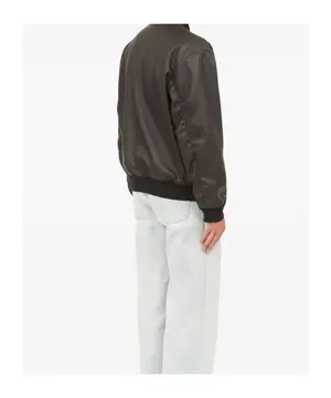 MAISON MARGIELA Leather-effect Bomber Jacket