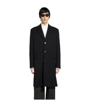 Bottega Veneta Single-breasted Wool Coat