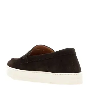 DOUCAL'S Penny Slip-on Loafers - Brown