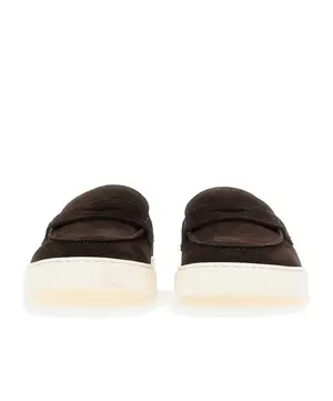 DOUCAL'S Penny Slip-on Loafers - Brown