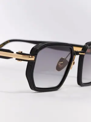 JOHN DALIA Miles Geometric-frame Sunglasses - Gray