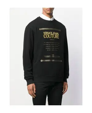 Versace Embroidered Logo Sweatshirt