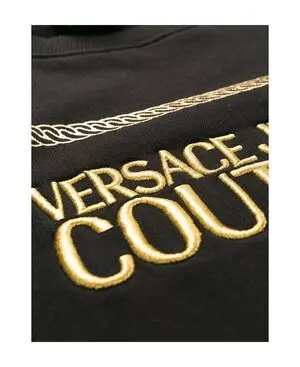 Versace Embroidered Logo Sweatshirt