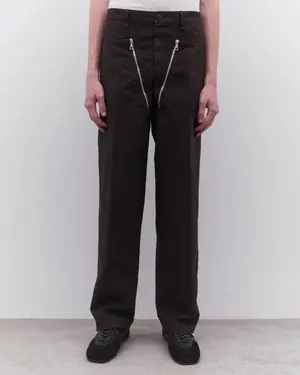 Dries Van Noten Zip Detail Trousers