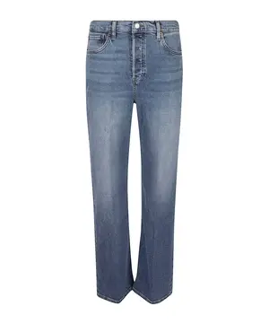 RE/DONE High Rise Wide-leg Jeans