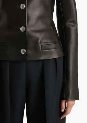 Khaite Nara Leather Jacket