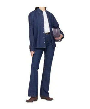 AMI Paris Denim De Coeur Shirt