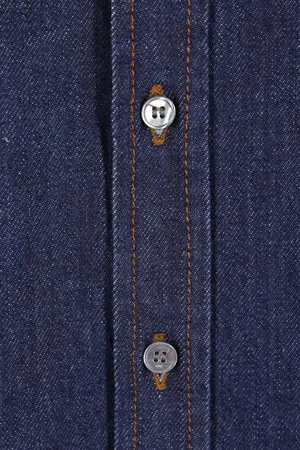 AMI Paris Denim De Coeur Shirt - Indigo
