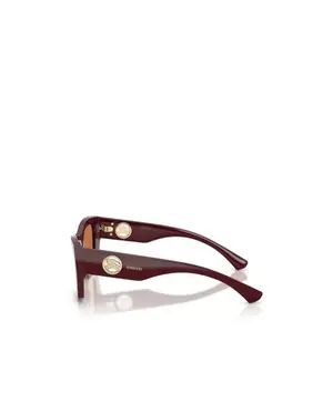 Burberry Cat Eye Geometric Frame Sunglasses - Bordeaux