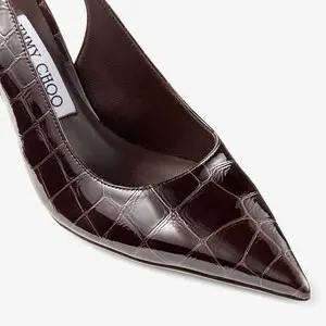 JIMMY CHOO Love Sling Back 85 Pointed Toe High Heel - Sambuco