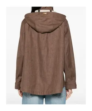 Herno A-shape Jacket - Brown