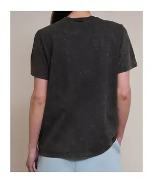 GANNI Future Heavy Jersey Oversized T-shirt - Phantom Black