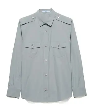 Prada Long-sleeved Button-up Shirt - No