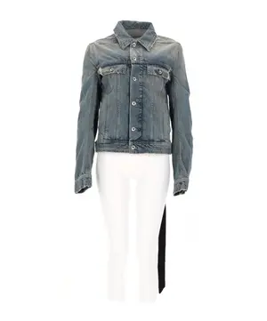Rick Owens Distressed Denim Jacket
