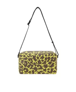 Issey Miyake Geometric Patterned Shoulder Bag - Multicolor