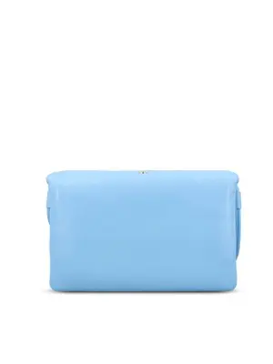 Celine Trio Flap Smooth Lambskin Shoulder Bag - Blue
