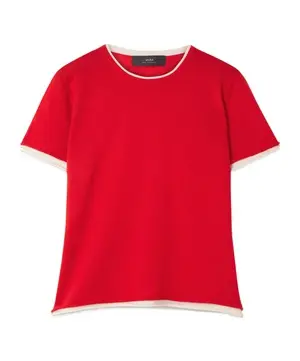 Arch4 Selcombe Knitted T-shirt - Red