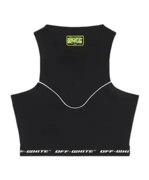 Off-white Sleeveless Performance Tops For Women