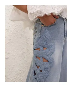 Zimmermann Alchemy Embroidered Wide-leg Jeans