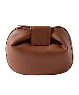Gabriela Hearst Demi Clutch - Brown