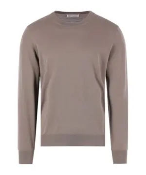Brunello Cucinelli Crewneck Knitted Jumper - Gray